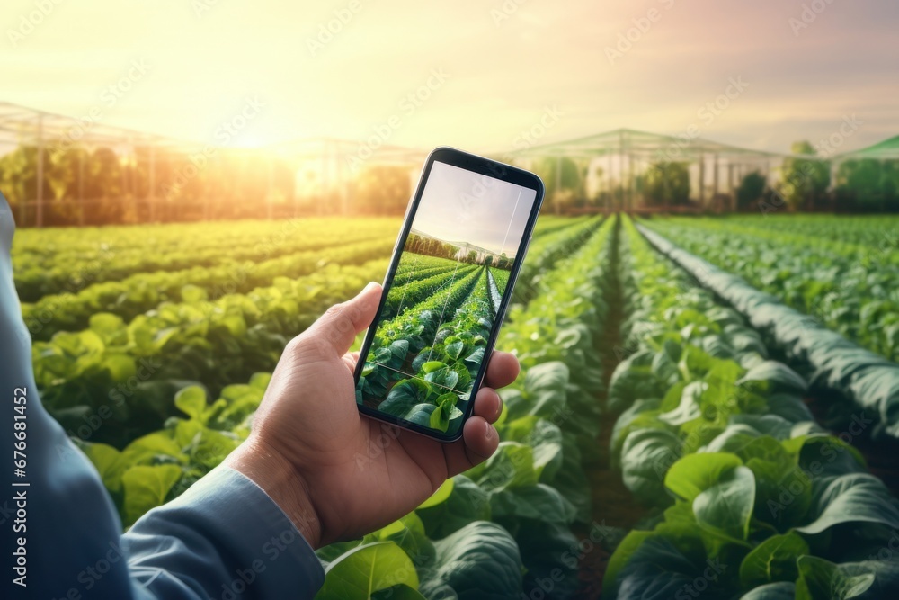 Agricultural concept, smart agriculture, industrial agriculture ...