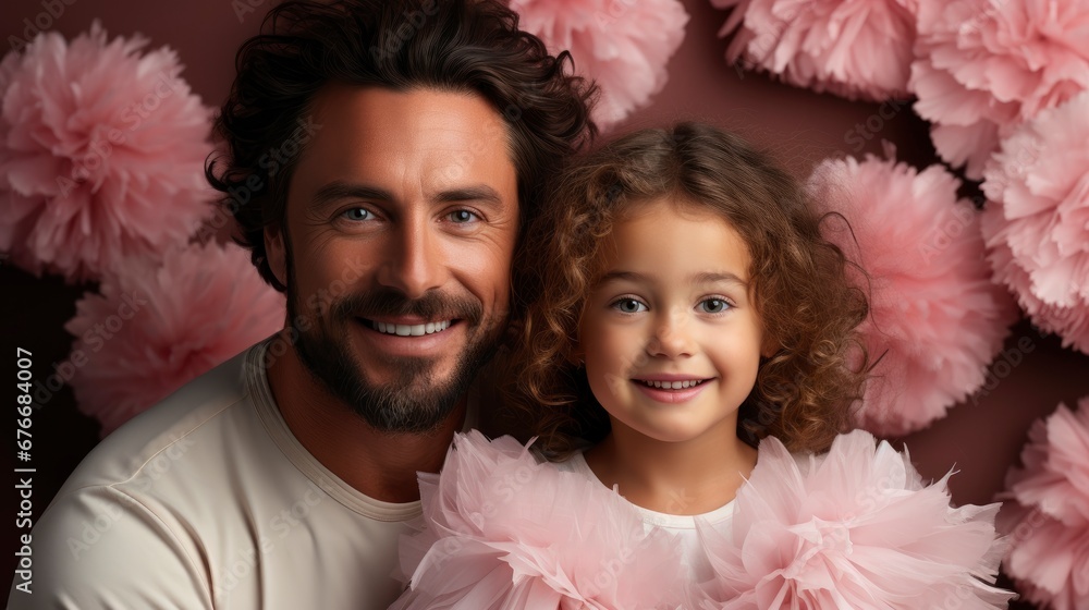 Happy Family Concept Father Baby Daughter, Desktop Wallpaper ...