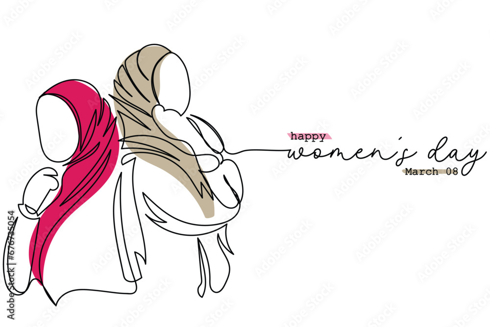 Women's day is celebrated every year on 8th of March. women and girls ...