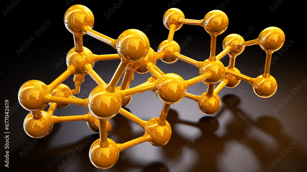 Hydrogen Sulfide Molecular Structure 3D Model, Chemistry Science Art ...