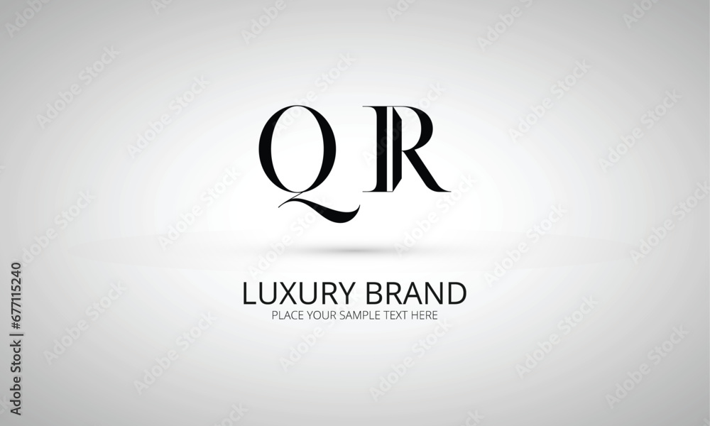 QR Q qr initial logo | initial based abstract modern minimal creative ...