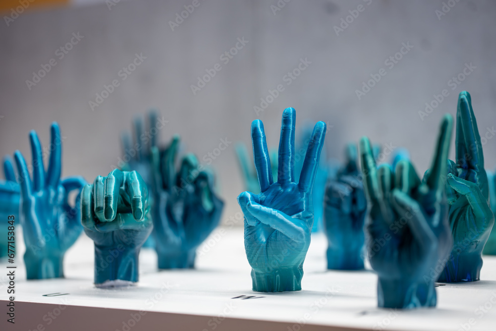 deaf language signs collection concept, hand and fingers alphabet ...