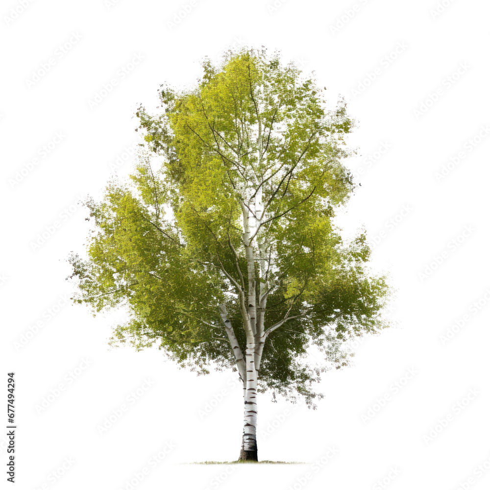Poplar tree isolated on white transparent background, PNG Stock Photo ...