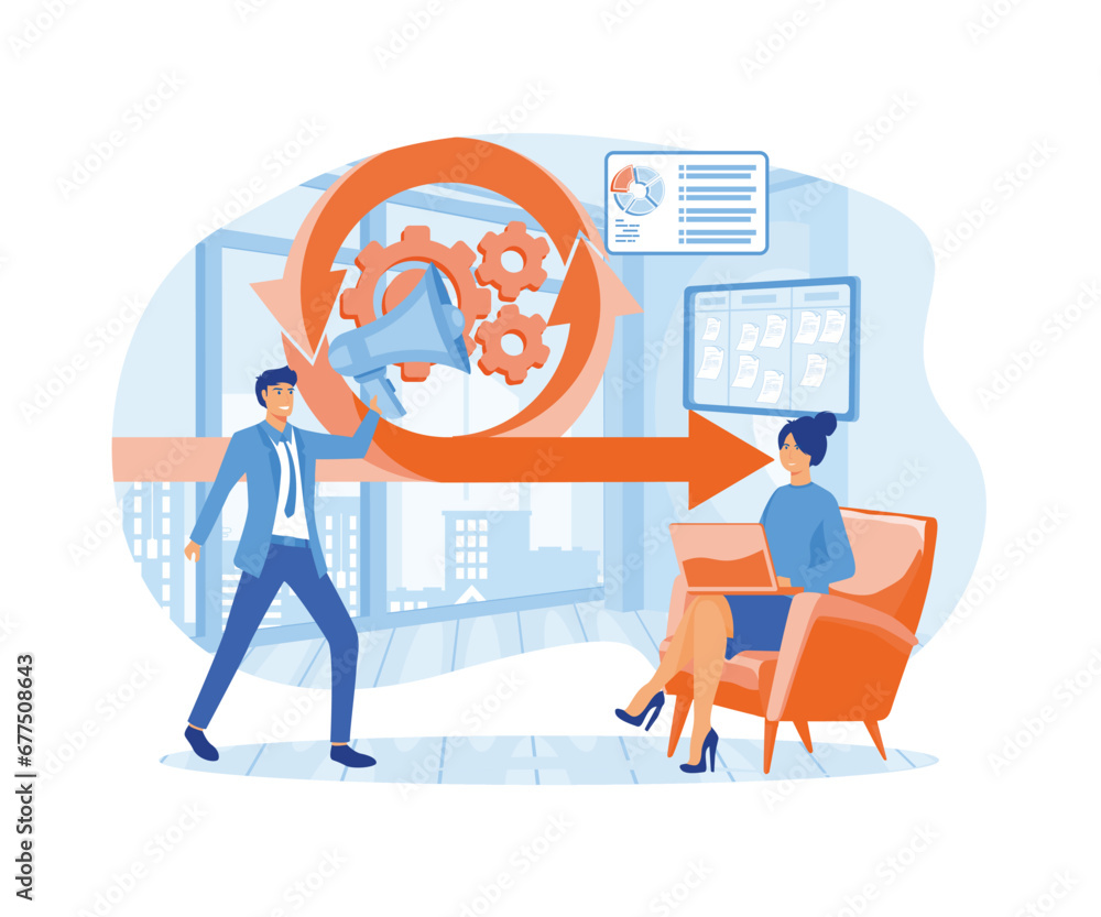 Scrum framework Software development methodology Process diagram Labeled agile software ...