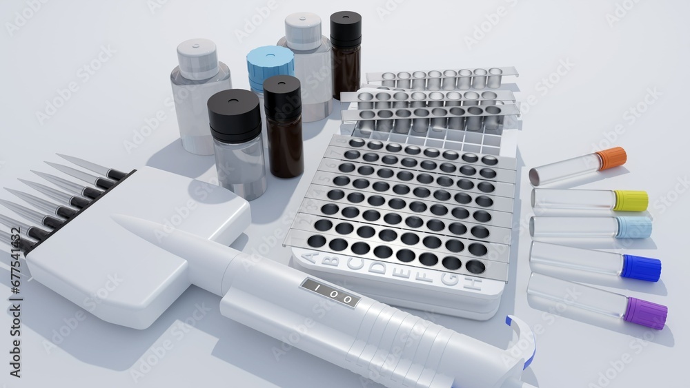 Enzyme-linked immunosorbent assay (ELISA) kits removeable plate strips ...