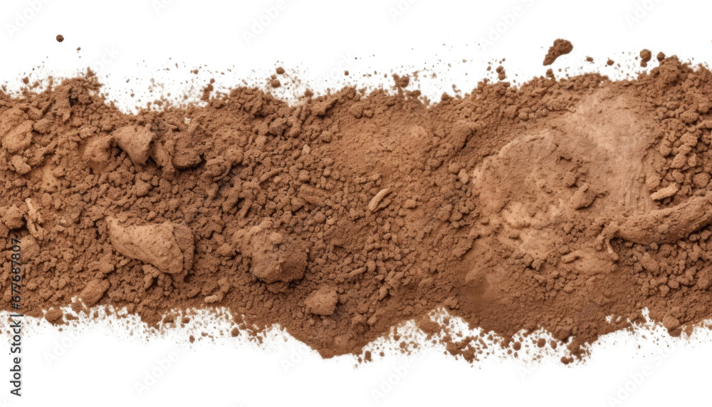 soil isolated on transparent background cutout Stock Illustration ...