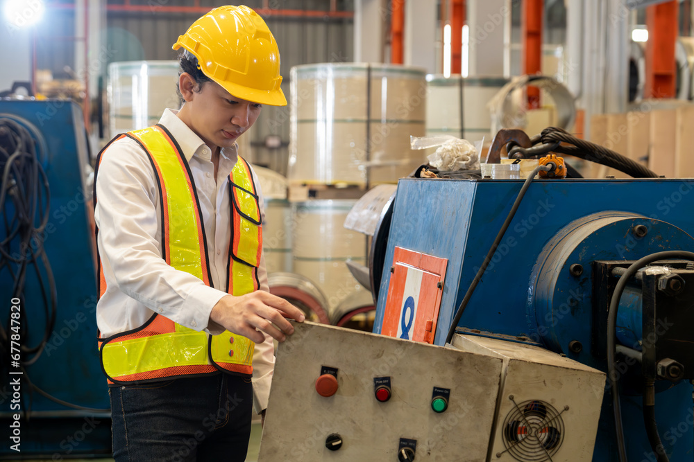 Proficient machine operator focused on operating metalwork machinery ...