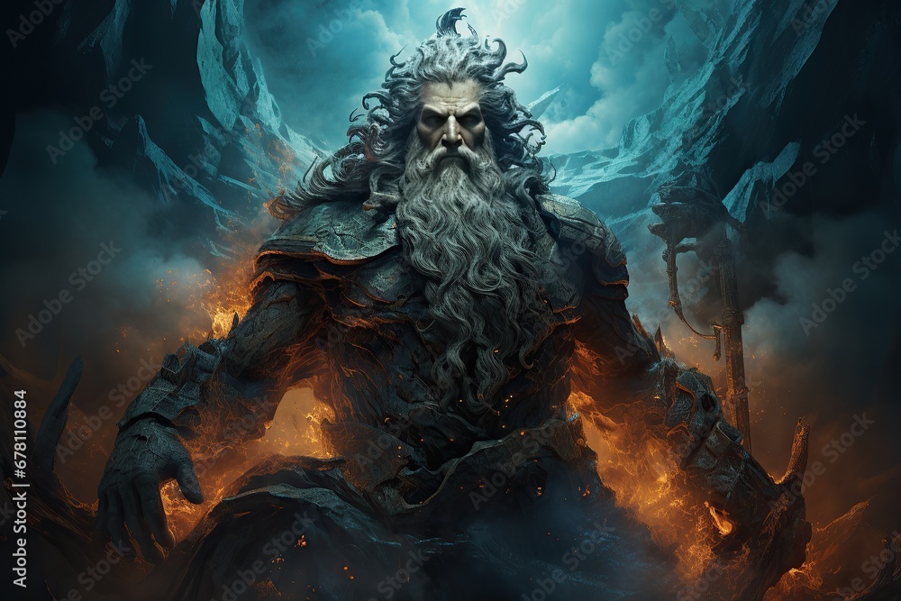 Amazing fantasy powerful character Stock Illustration | Adobe Stock