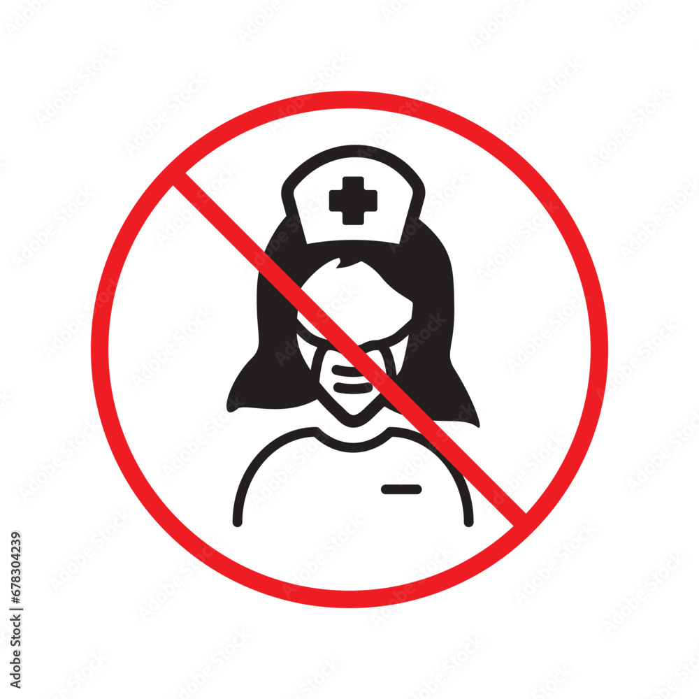 Forbidden Prohibited Warning, caution, attention, restriction label ...