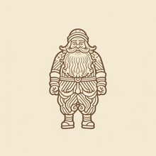 Linocut Santa Christmas Card Free Stock Photo - Public Domain Pictures