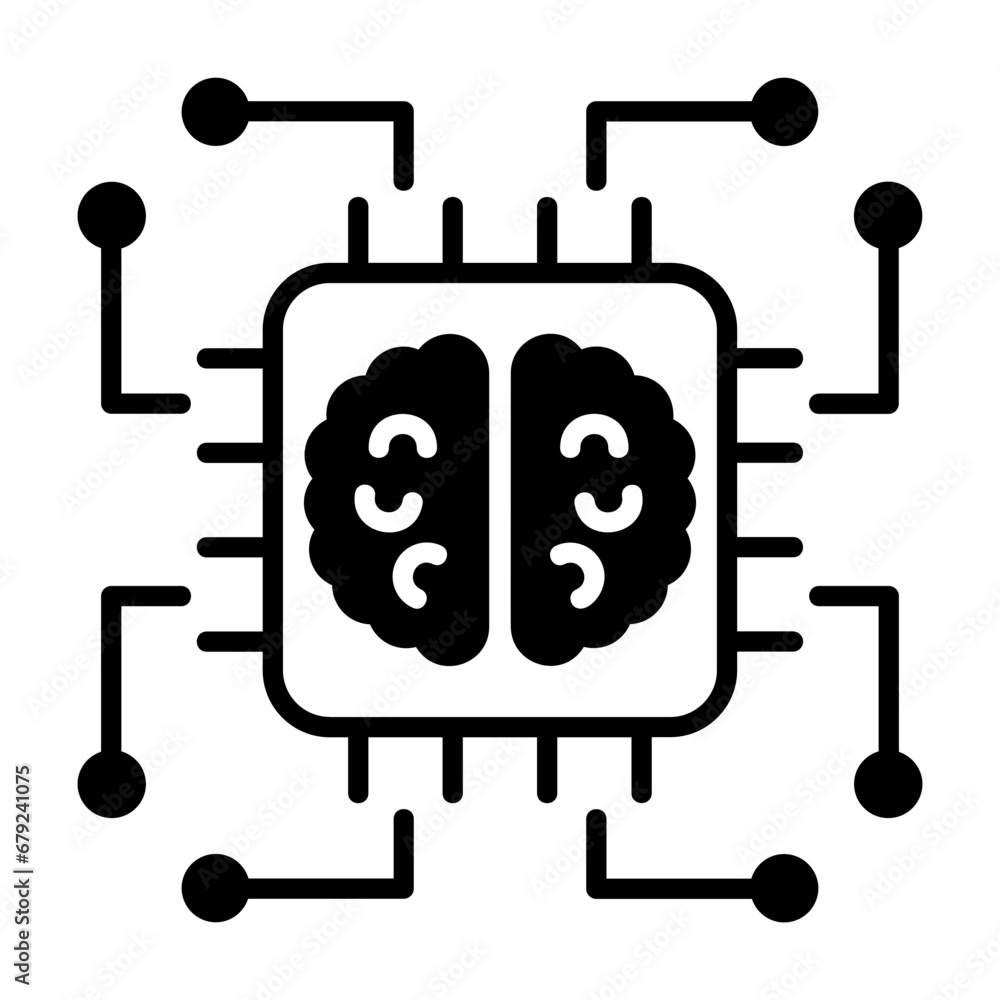lab Grown semi-biological computer chip concept, organoid intelligence ...