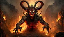 Devil In Hell Free Stock Photo - Public Domain Pictures