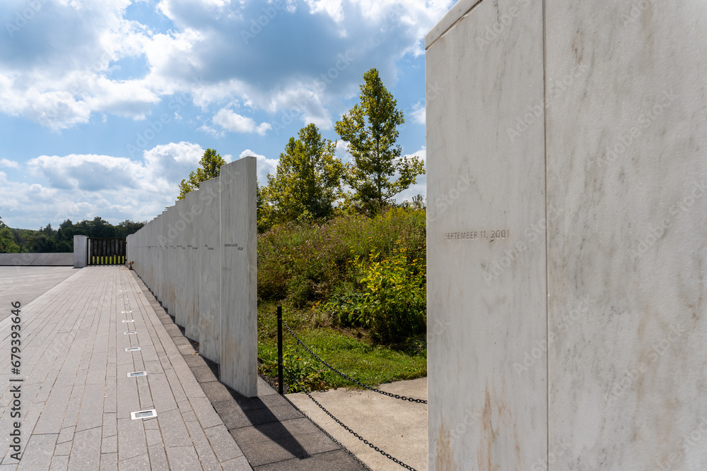 Stoystown, PA, USA: The Flight 93 National Memorial located at crash ...