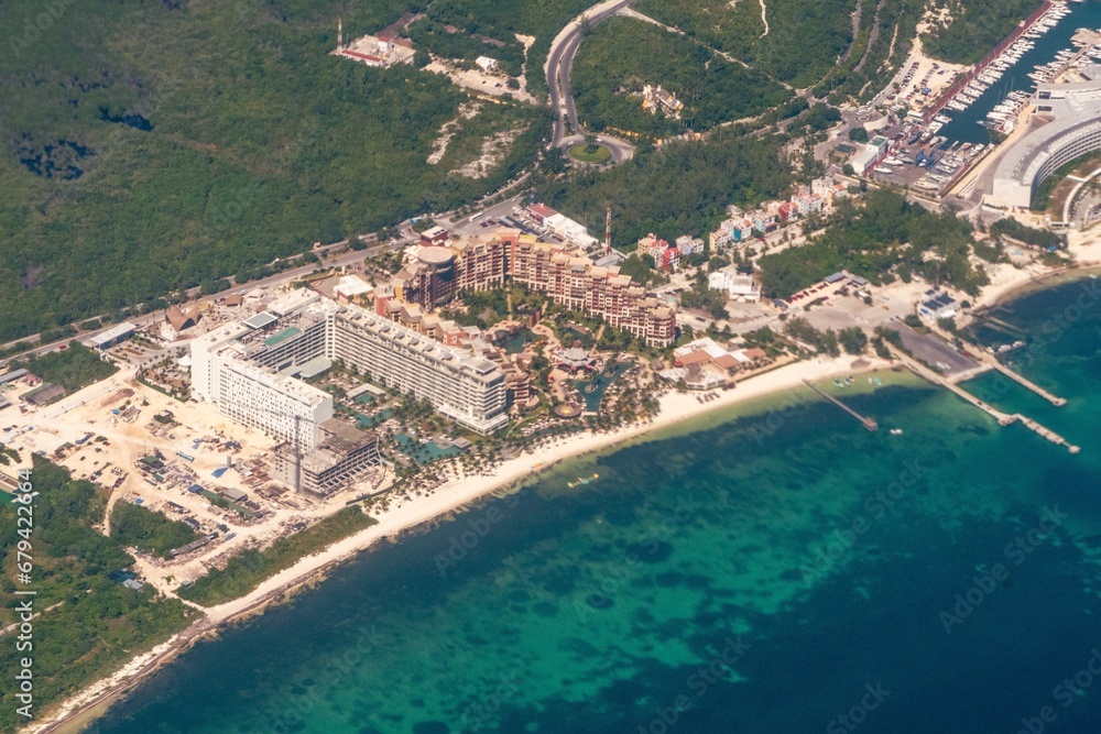Aerial view of the Villa del Palmar Cancun Luxury Beach Resort & Spa ...