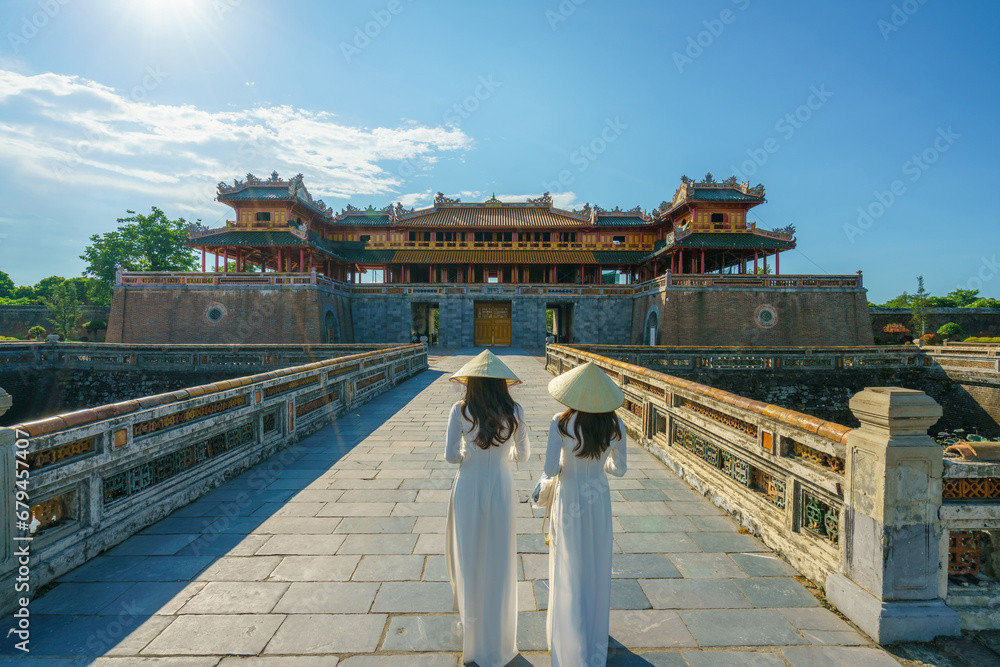 Ngo Mon gate - the main entrance of former Hue Imperial City in Hue ...