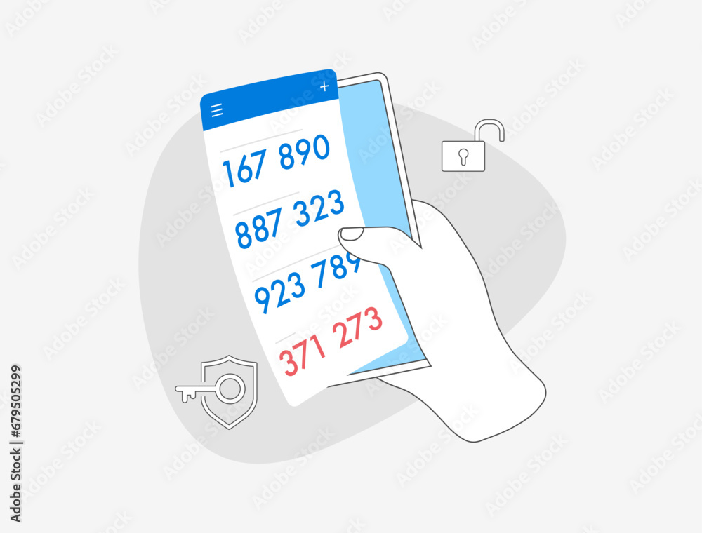 2fa Two Factor Authentication Two Step Verification Code With Authenticator Mobile App For