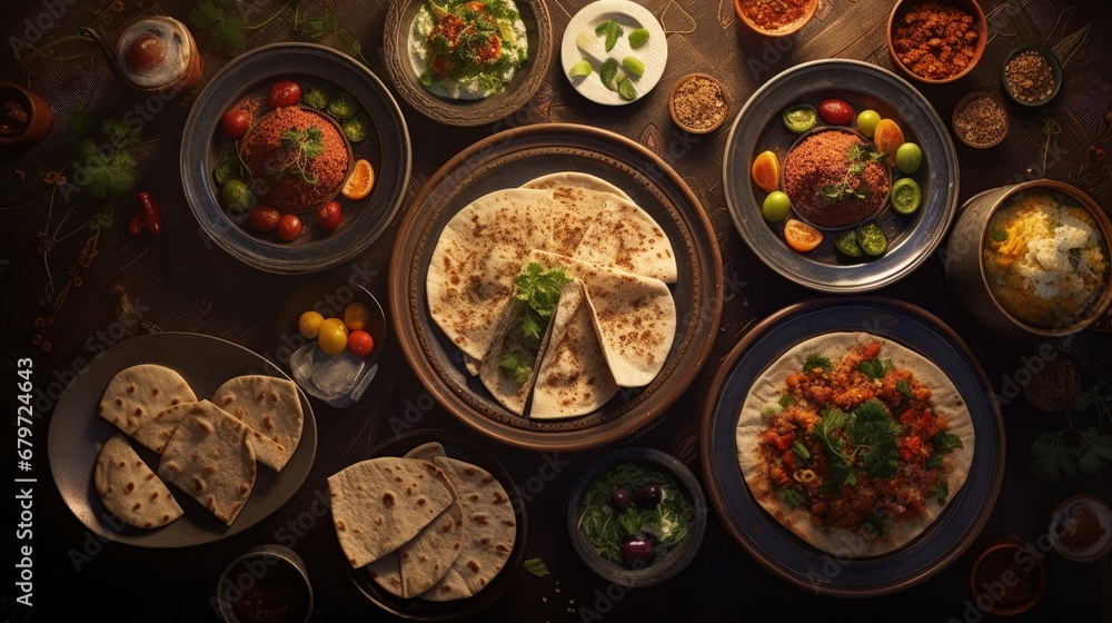 Arabic Cuisine: Middle Eastern traditional lunch. It;s also Ramadan ...