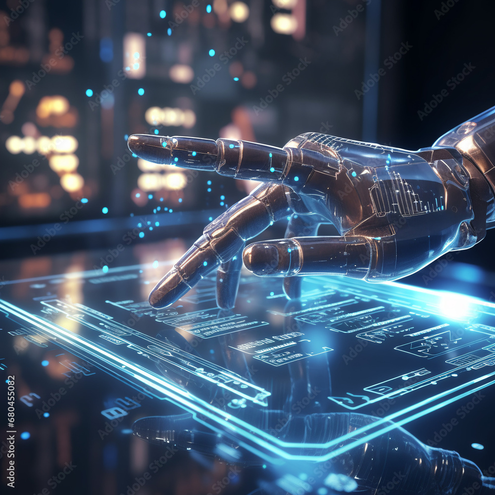Futuristic Design Concept: Artificial Intelligence-Driven Virtual Interface Activated by Robotic ...