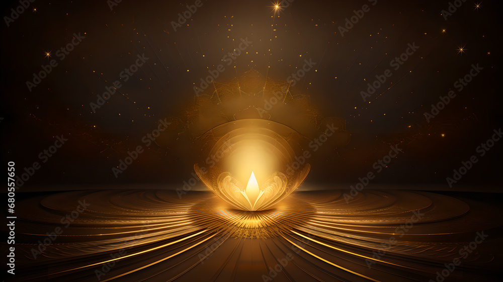 Cosmic Bloom Patterns; Star-like patterns expanding from a central ...