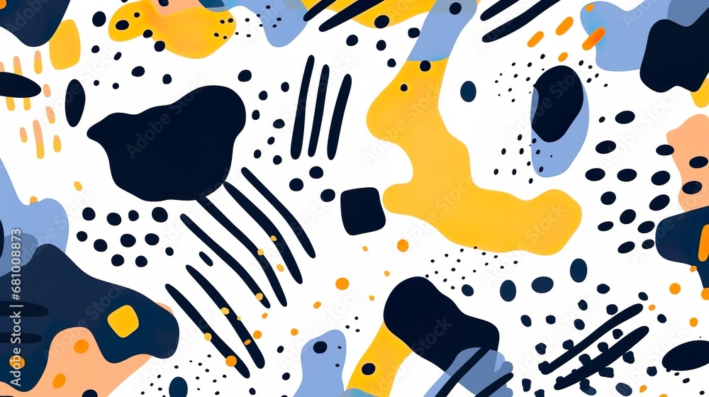 Brutalist abstract geometric shapes and grids. Brutal contemporary ...