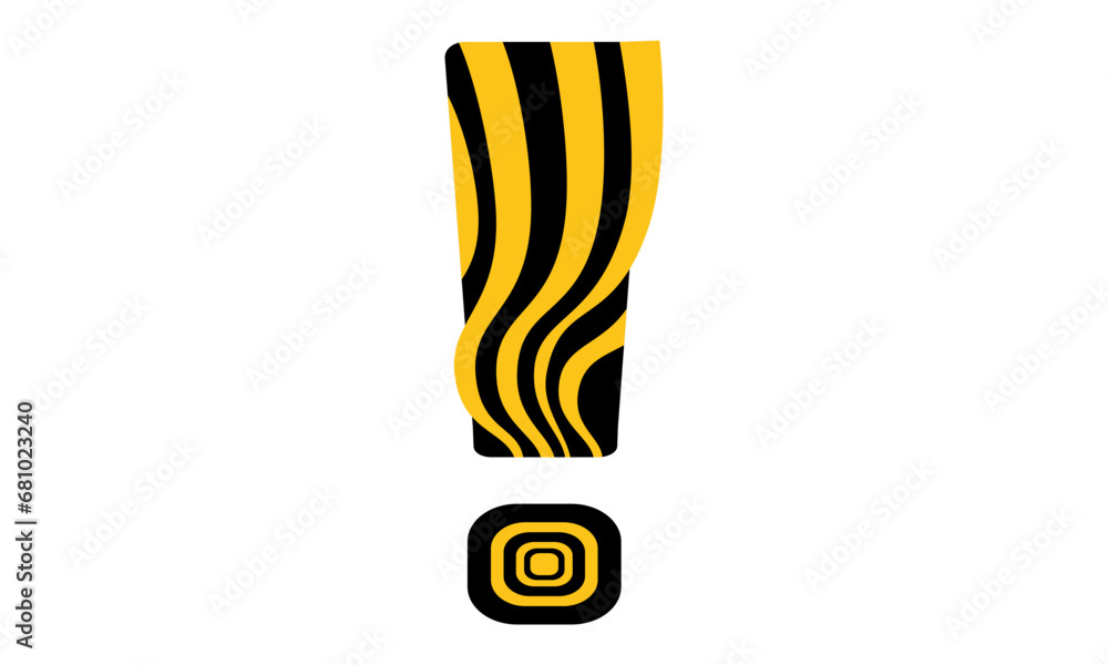 Warning , message exclamation mark icon. Attention, Symbol Caution ...