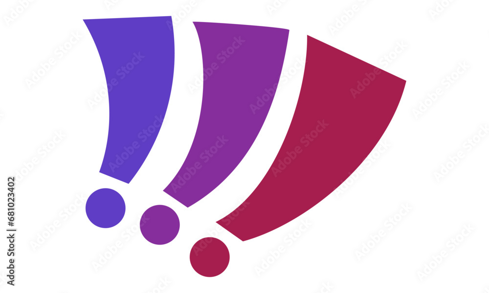 Warning , message exclamation mark icon. Attention, Symbol Caution ...