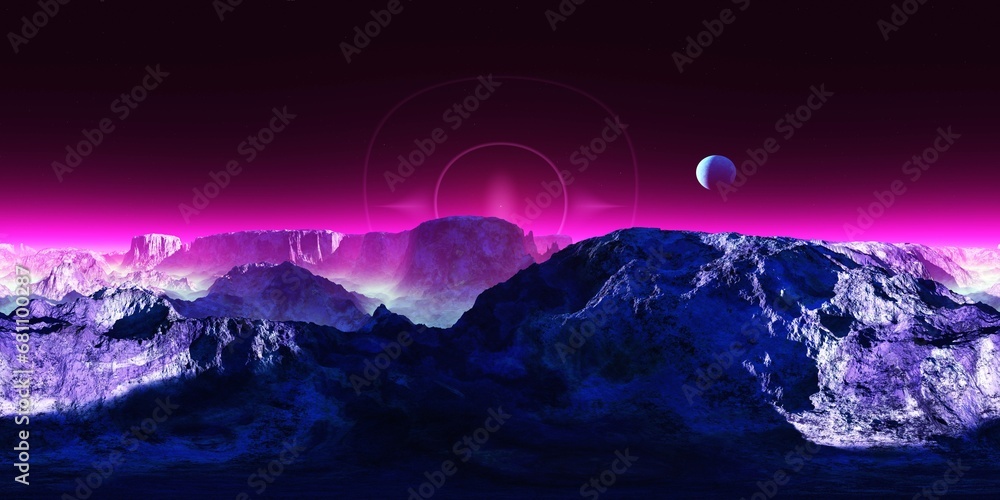 Mars, HDRI, environment map , Round panorama, spherical panorama ...