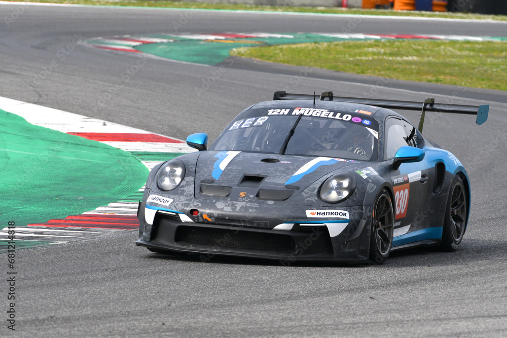 Scarperia, 23 March 2023: Porsche 911 GT3 Cup 992 of Team HRT ...