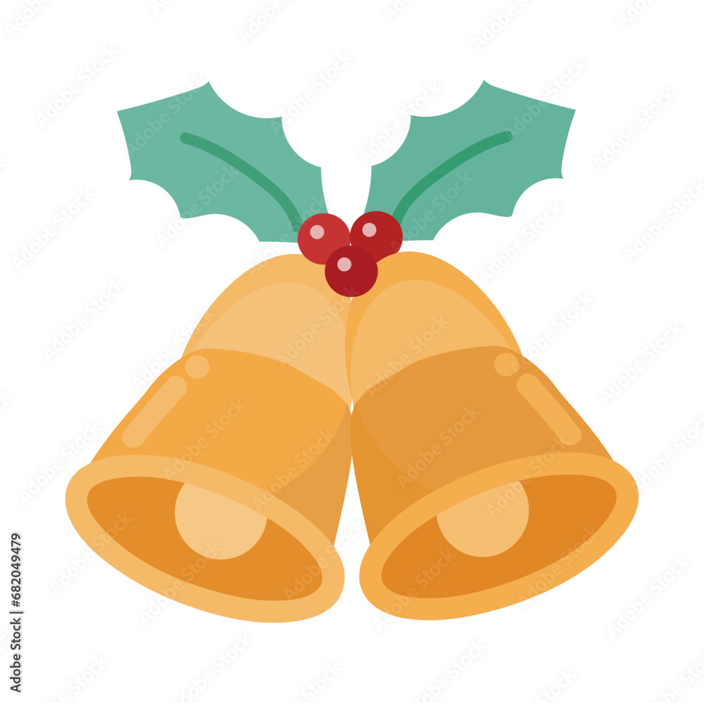 Jingle bells icon clipart avatar logotype isolated vector illustration ...