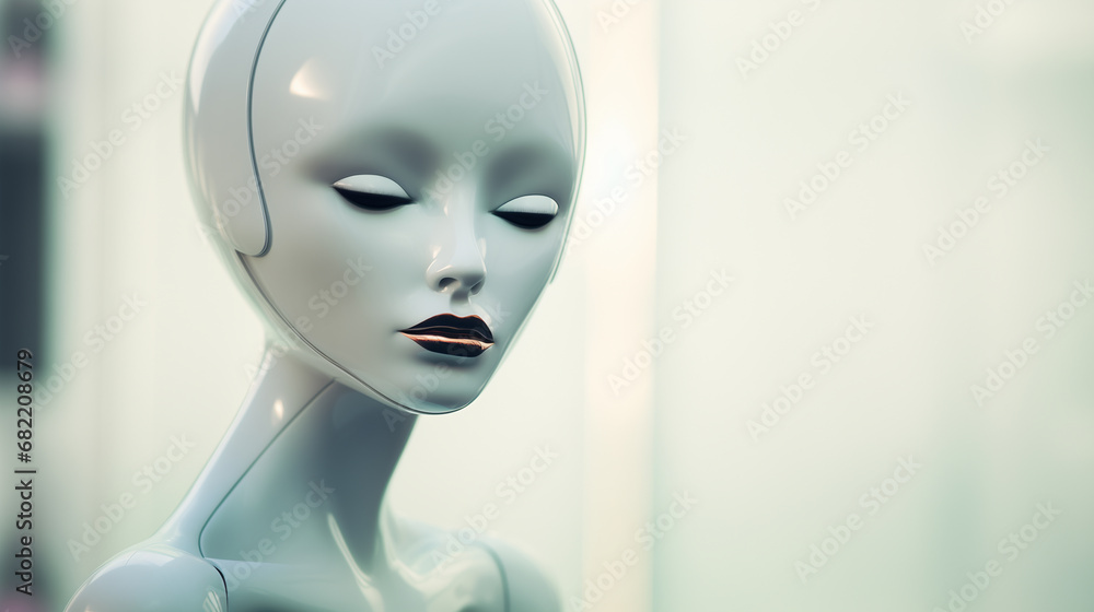 Newly manufactured augmented synthetic biomechatronic android robotic ...