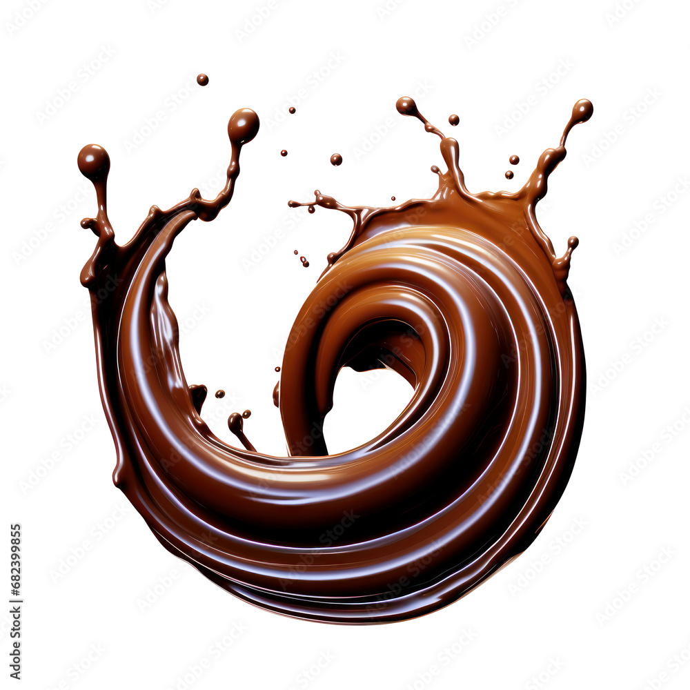 Chocolate splash on a transparent background, chocolate wave PNG, cocoa ...