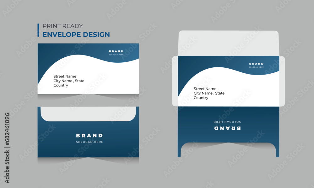 Paper envelope templates for your project design Stock Vector | Adobe Stock