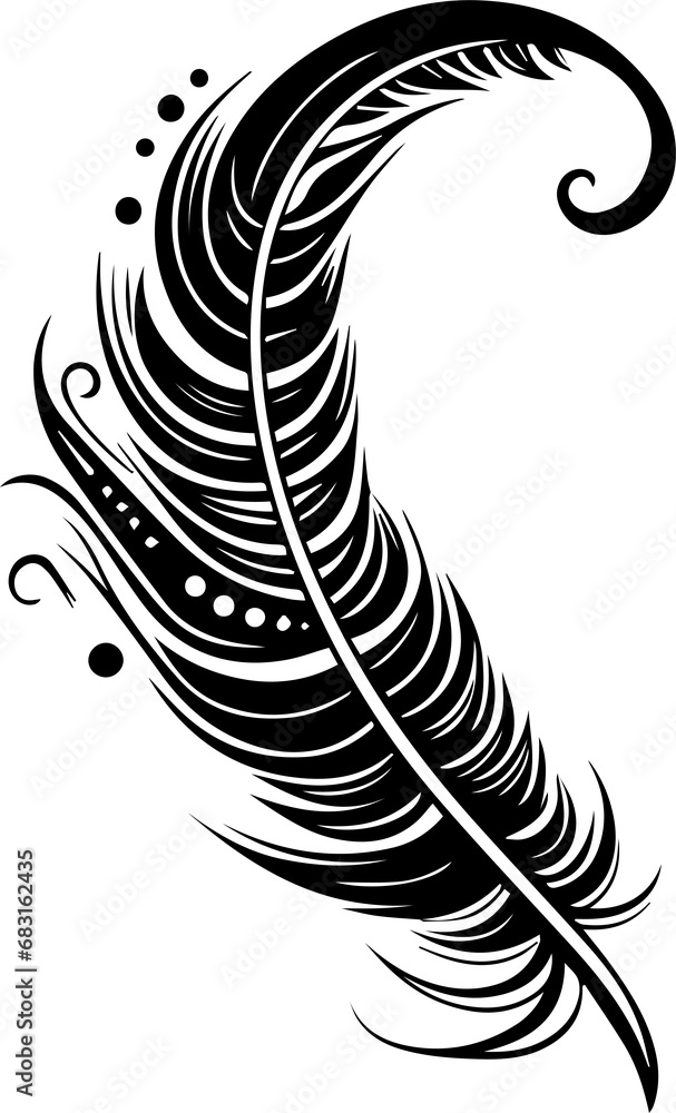 maori feather Stock Photo | Adobe Stock