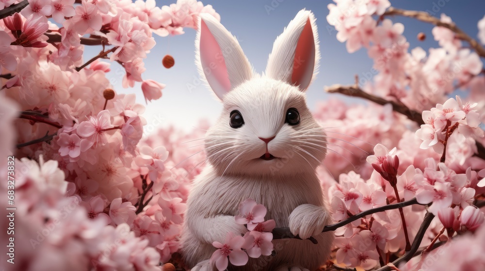Rabbit Spring Festival Picture, HD, Background Wallpaper, Desktop ...