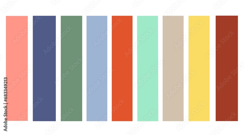 popular trendy colors, color palette: marlin, chambray blue, mushroom ...