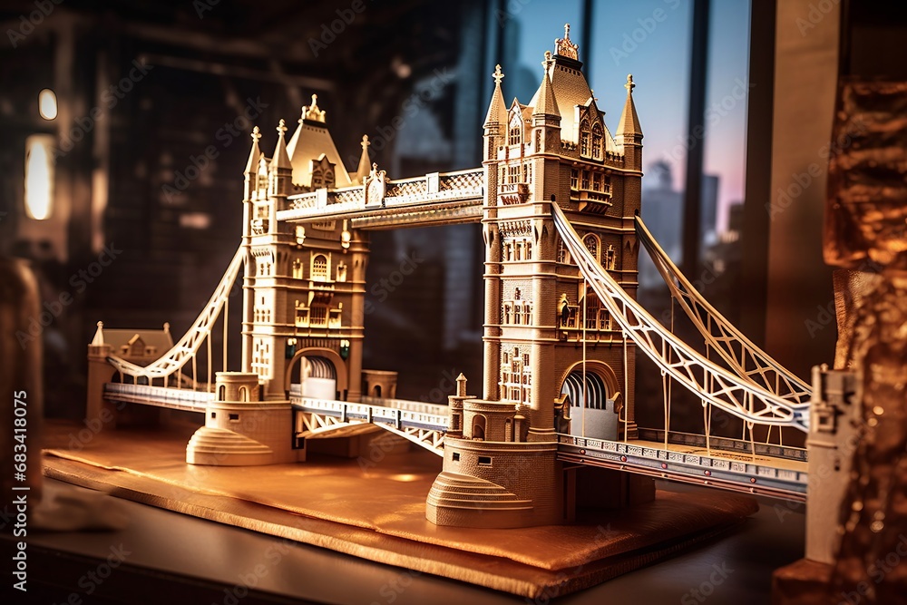 The most famous bridges in the world, London Tower Bridge captured in hyper-realistic glory, the ...