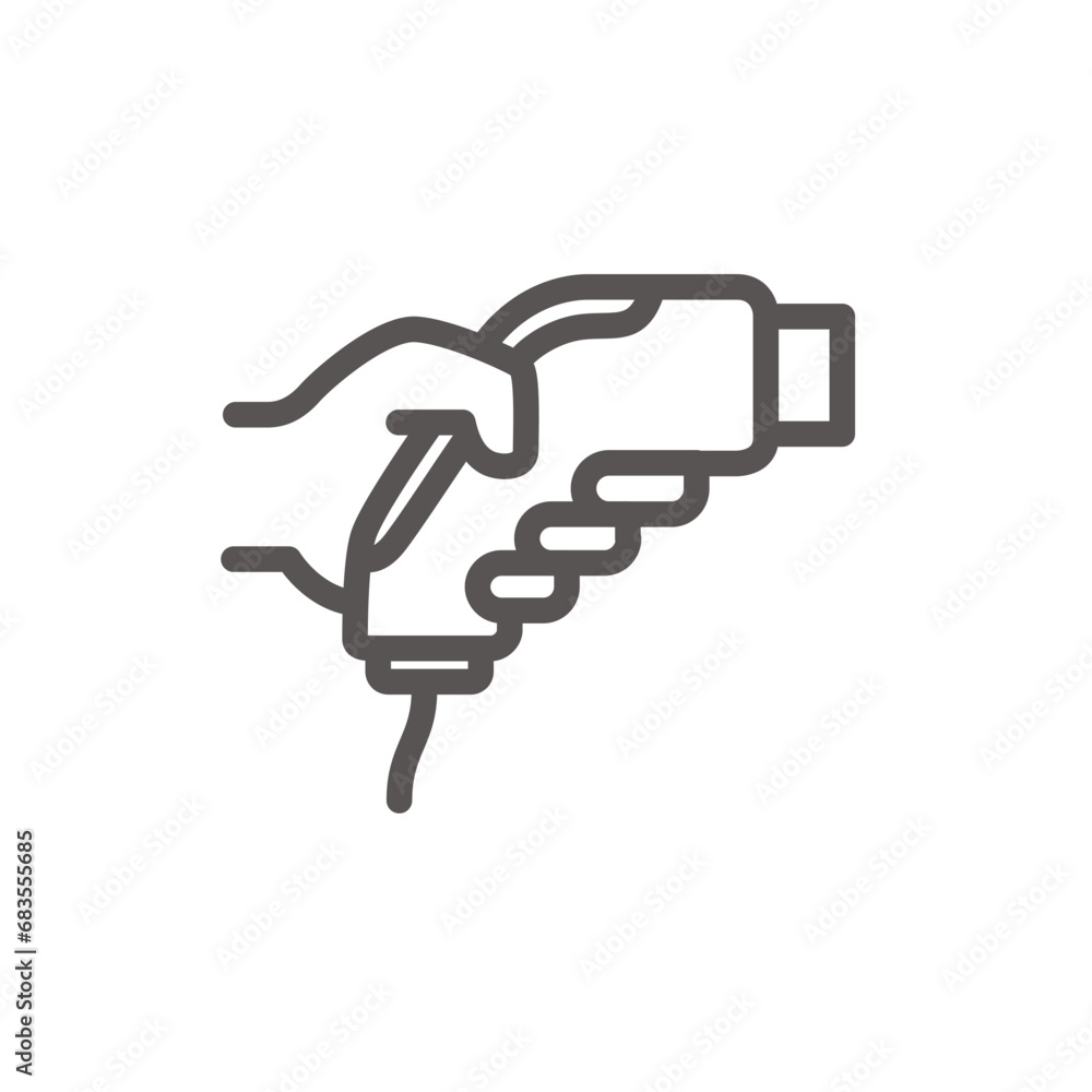 Icon of Electric car charging plug , Vector Icon, Editable Vector icons ...