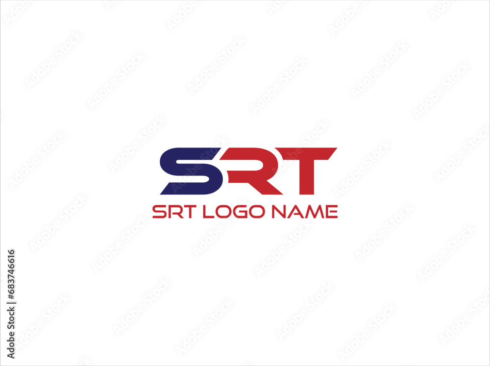 SRT monogram initial letters logo Design Vector. sr tr business logo ...