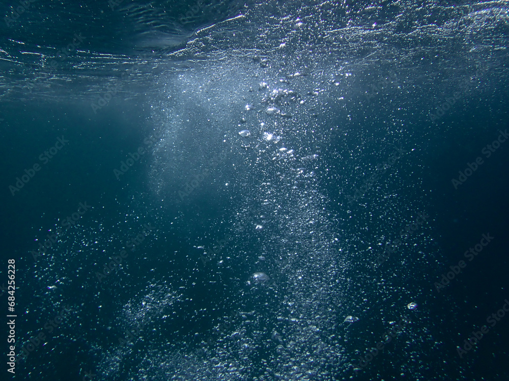 bubbles, bubbles undersea, undersea, green water, underwater, crystal ...
