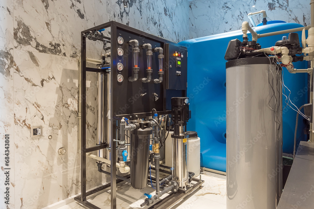 Water purification for cottages and country houses. Control devices ...