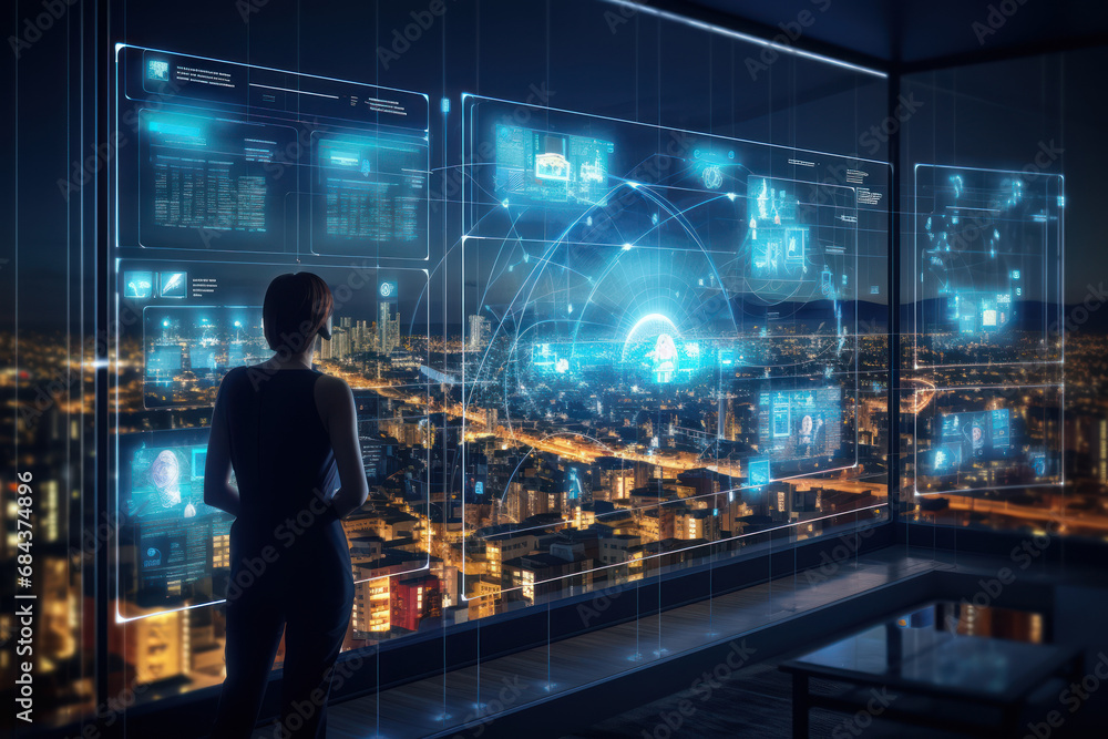 An AI-powered energy management system optimizing energy usage in a ...