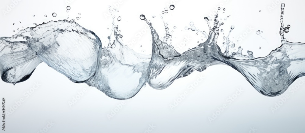In the abstract world of texture, water bends the light, creating a ...