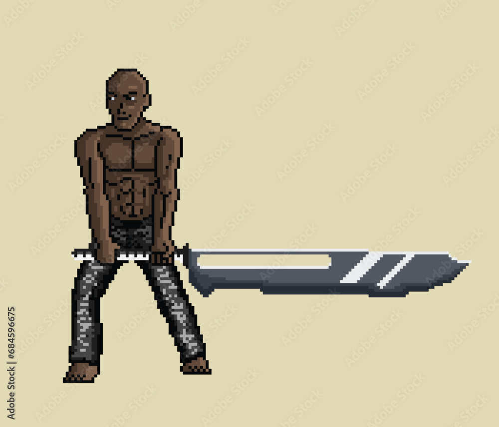 pixel art style illustration vector 8 bit 8-bit character set retro ...