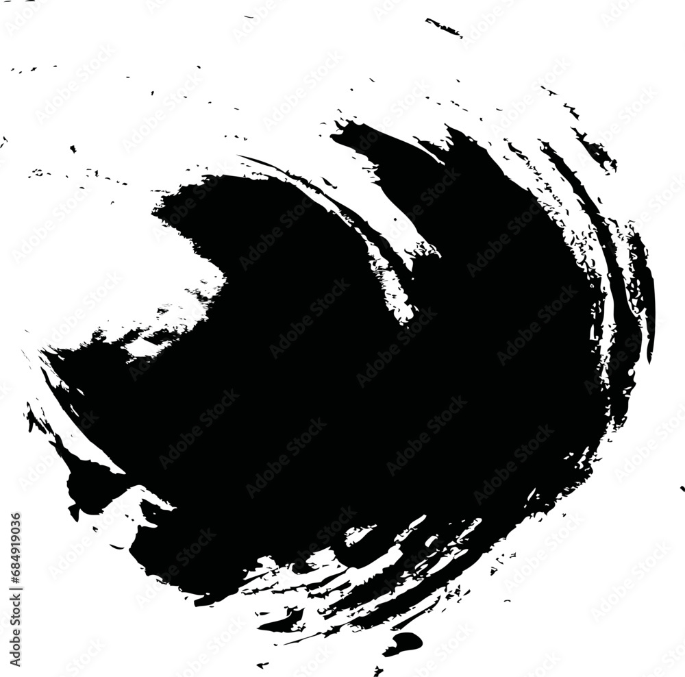 Handwriting written with a brush, Japanese style material, design ...