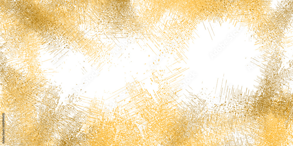 Gold glitter. Golden sparkle confetti. Shiny glittering dust. gold ...
