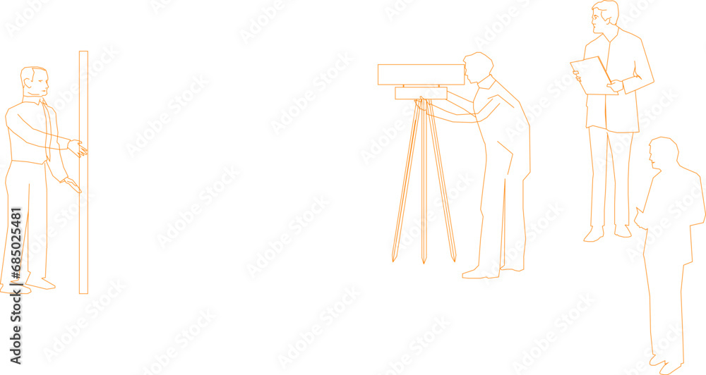 Vector sketch illustration design engineering drawing detailed work ...