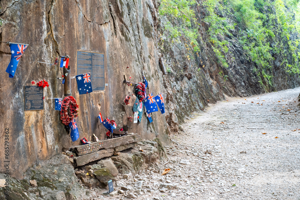 Kanchanaburi, Thailand - November 27th 2023 - Photo of HellFire Pass ...