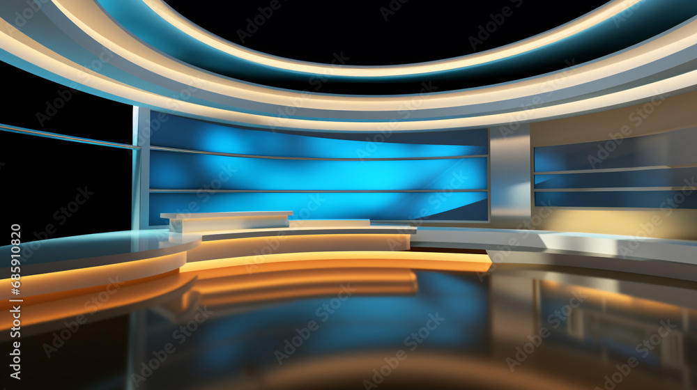 Tv Studio. Background for TV shows . News studio. The perfect backdrop ...