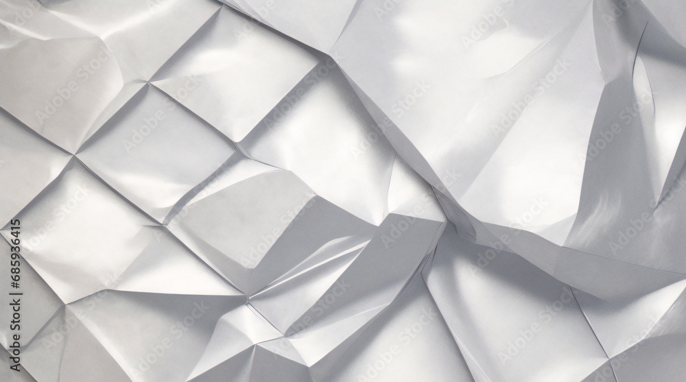 Paper Crumpled normal map texture, bump map texture. Hi-Res White Grid ...