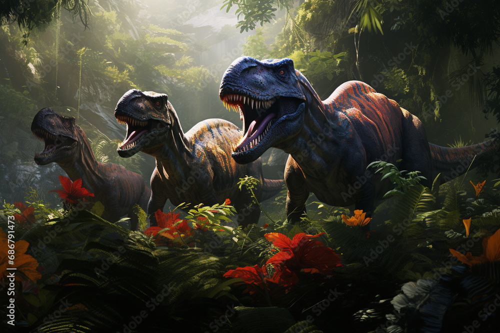 Step into the past with this imaginative illustration depicting ...